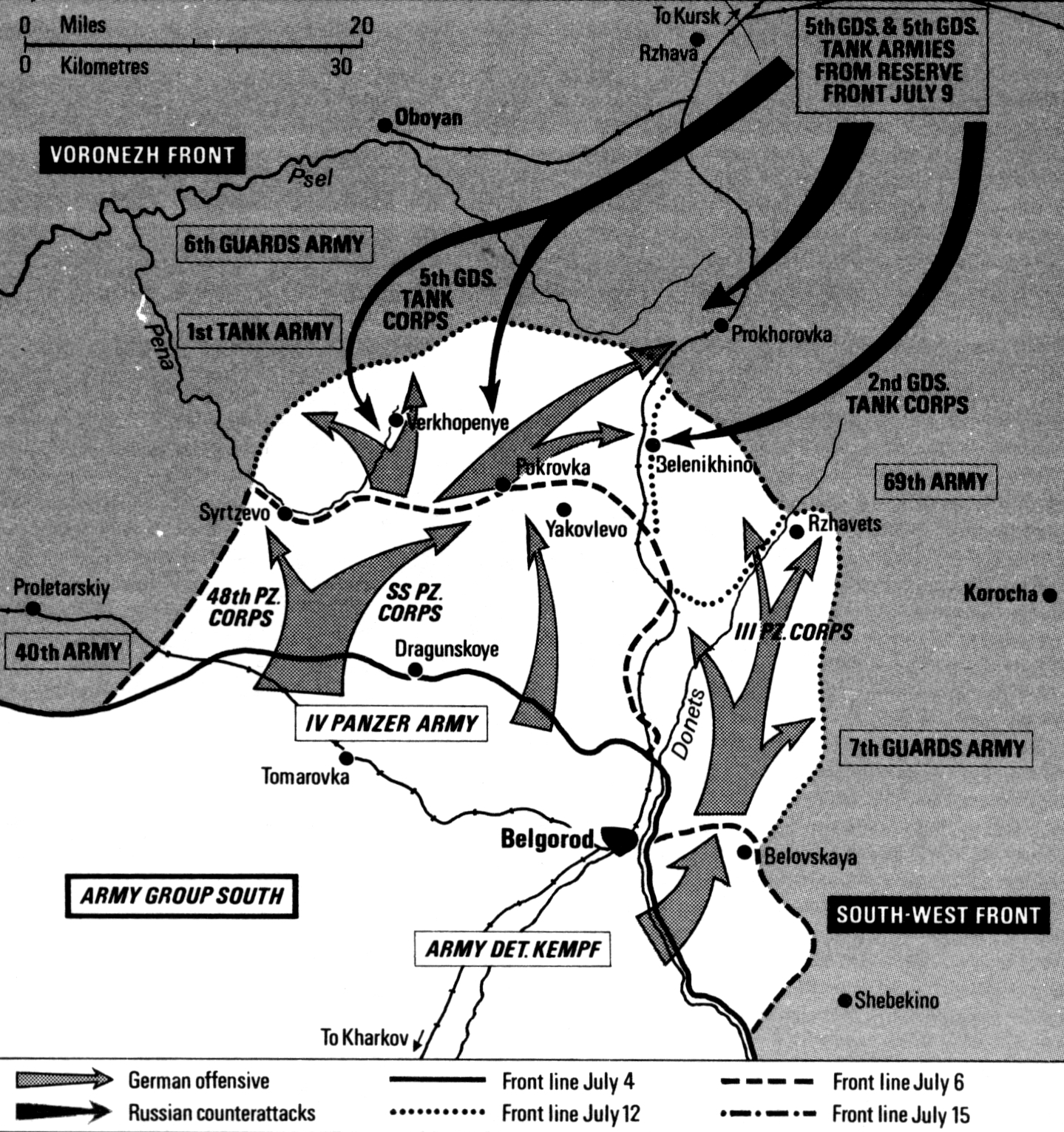 German Army Group South Offensive At Kursk 1943 German Army Group South Offensive At Kursk 1943